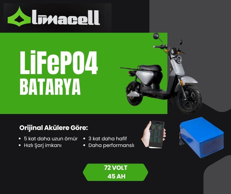 Volta VS5 MAX 72 Volt 45Ah LiFePO4 Smart Batarya - 32,471.63 TL